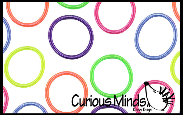 Bright Spring Coil Fidget Bracelets - Sensory Fidget Toy | Curious ...