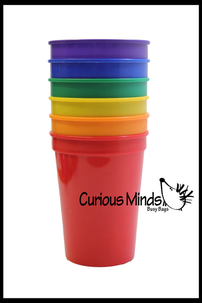 Color Sorting Cups with Tong | Curious Minds Busy Bags