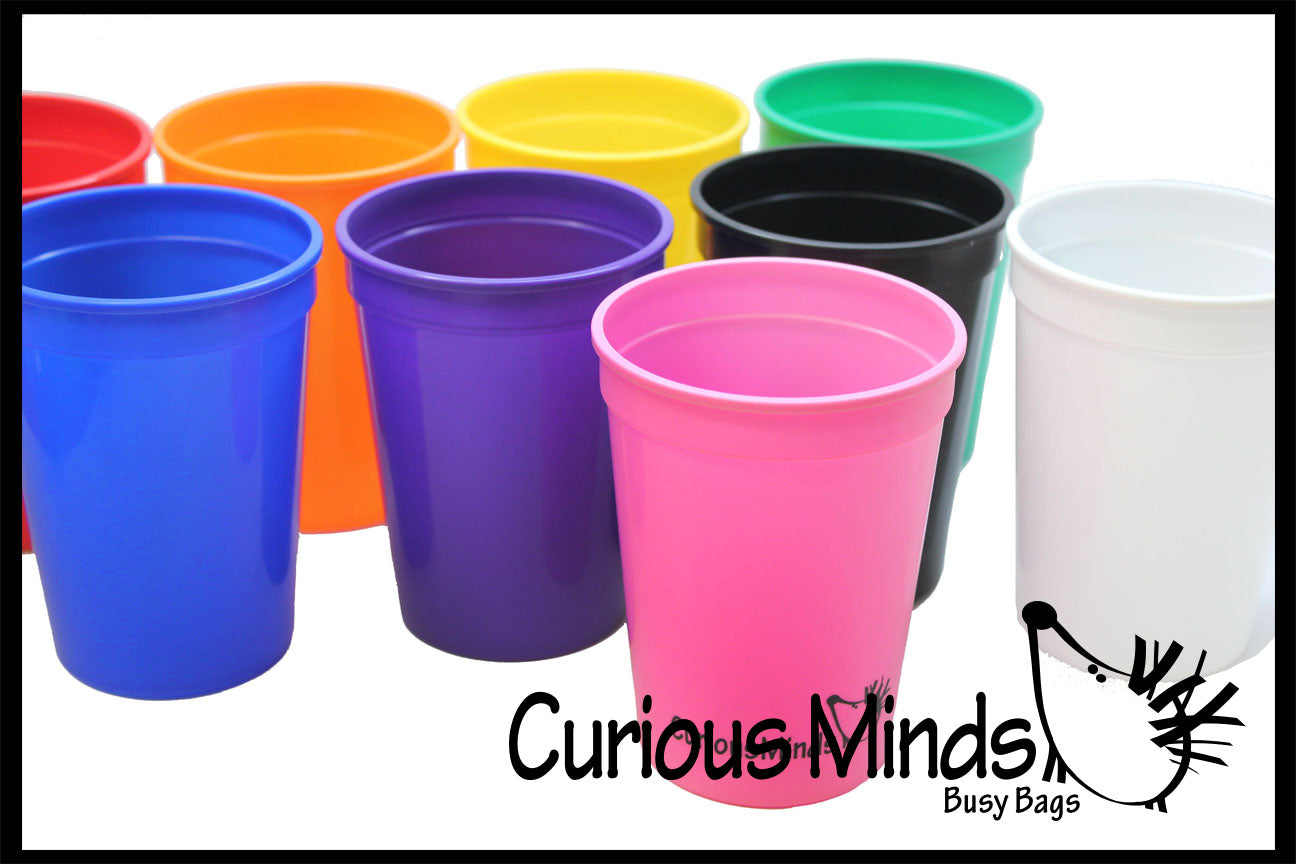 Color Sorting Cups with Tong | Curious Minds Busy Bags