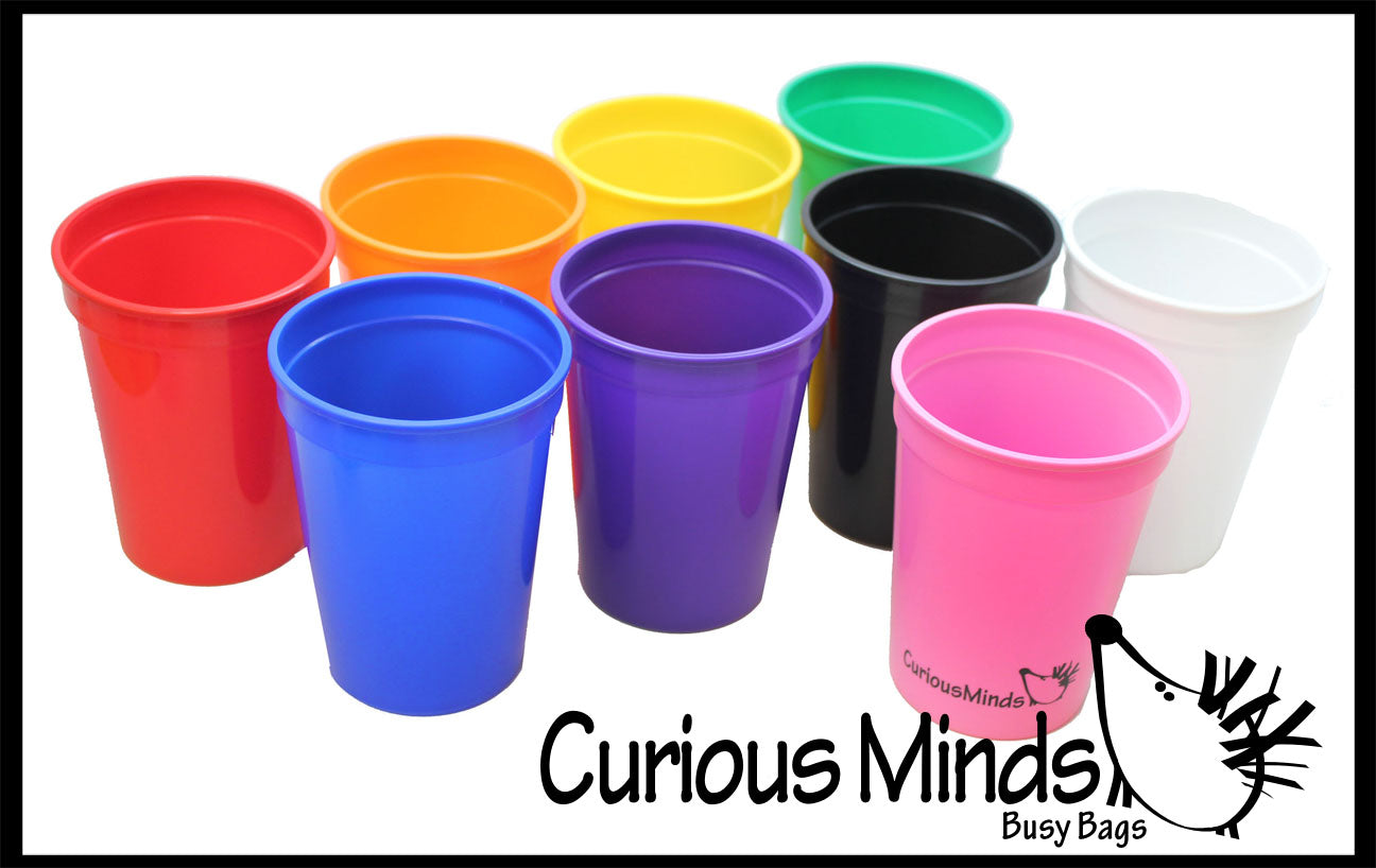 Color Sorting Cups with Tong | Curious Minds Busy Bags