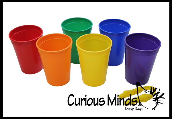 Color Sorting Cups with Tong | Curious Minds Busy Bags