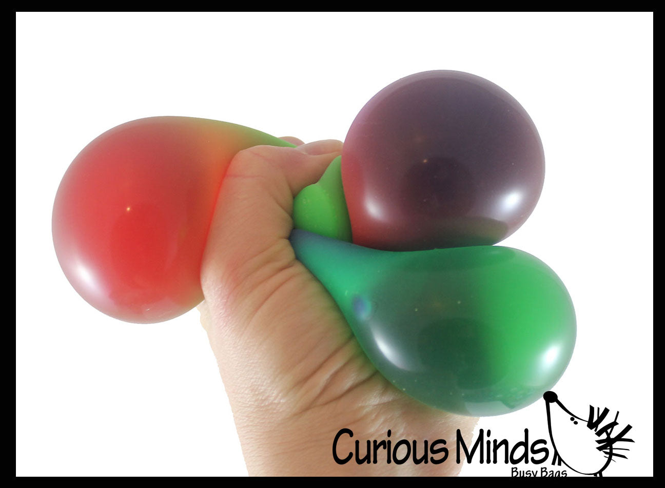 LAST CHANCE - LIMITED STOCK - 2.5" Water Filled Color Changing Squeeze ...