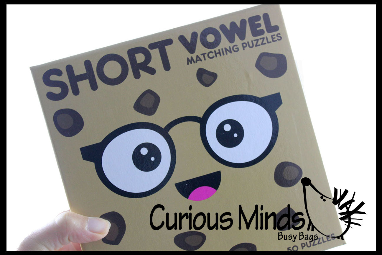LAST CHANCE - LIMITED STOCK - SALE -Short Vowel Cookies and Milk Puzzl ...