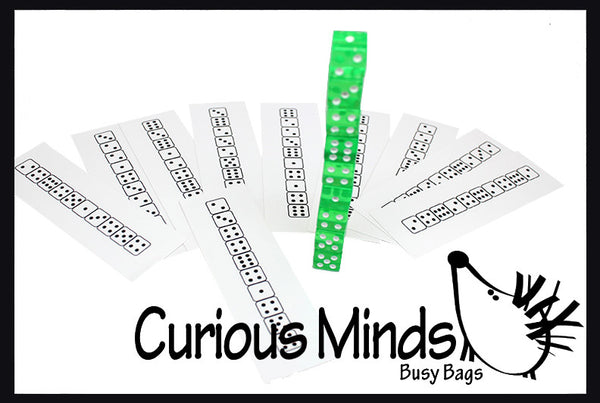 PDF DOWNLOAD - Dice Patterns - Number Learning Activity / Puzzle ...