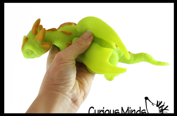Soft Stretchy Dragon - Jumbo Floppy Squeezable Stress Toy | Curious ...