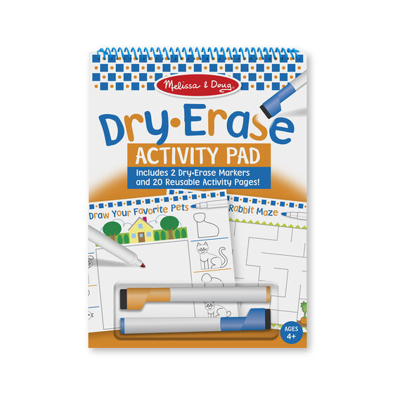 LAST CHANCE - LIMITED STOCK - Dry Erase Activity Pad - Games Wipe-Off ...