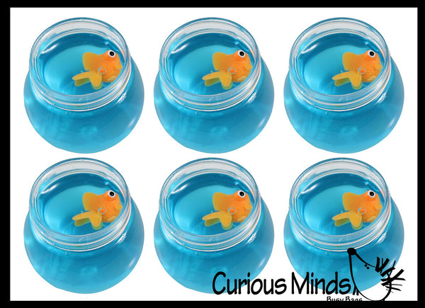 LAST CHANCE - LIMITED STOCK - Goldfish Slime Bowl - Blue Slime with Mi ...