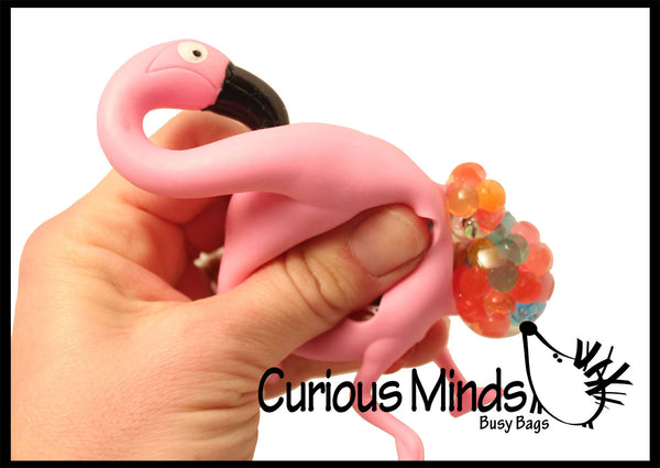 Flamingo Squishy Blob Mesh Ball with Soft Web - Squishy Fidget Ball ...