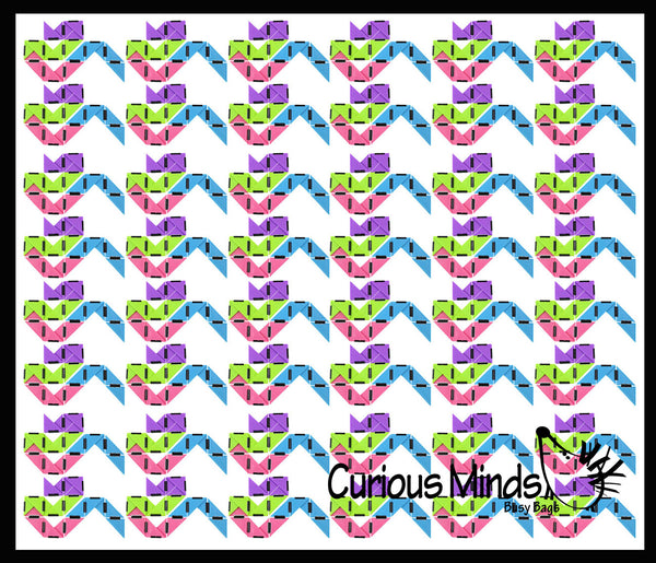 Infinity Triangle - Magic Endless Folding Fidget Toy - Flip Over and O ...