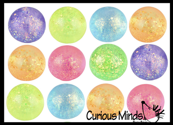 Glitter Sugar Ball - Glittery Shimmer Thick Glue/Gel Stretch Ball -Syr ...