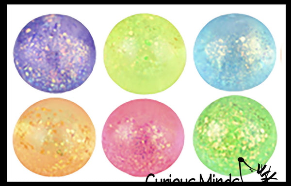Glitter Sugar Ball - Glittery Shimmer Thick Glue/Gel Stretch Ball -Syr ...