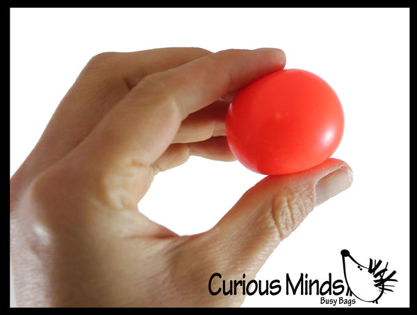 Small 1.5" Neon Soft Doh Filled Stress Ball - Ceiling Sticky Glob Ball ...