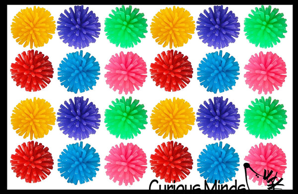 Soft Mini Spike Hedge Balls - Spiky Wooly Porcupine Balls - Sensory No ...