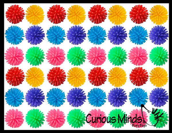 Soft Mini Spike Hedge Balls - Spiky Wooly Porcupine Balls - Sensory No ...