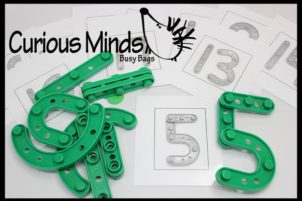 PDF FILE - YOU PRINT Build a letter AND numbers Busy Bag - Letter and ...