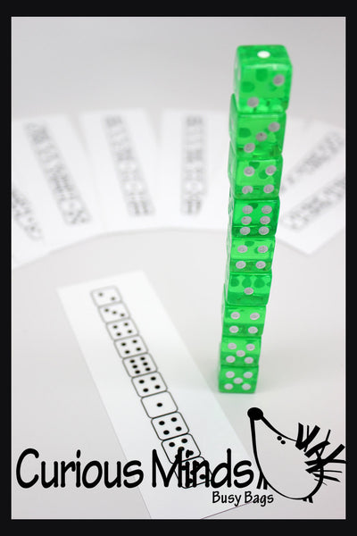 PDF DOWNLOAD - Dice Patterns - Number Learning Activity / Puzzle ...