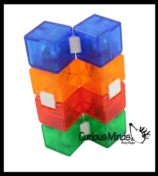 Heavy Infinity Cube - Magic Endless Folding Fidget Toy - Flip Over and ...