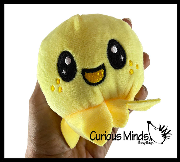 BULK - WHOLESALE - SALE - Cute Octopus Animal Happy Sad Plush Flip Ins ...