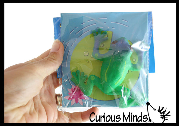 Large Grow a Frog in Water - Add Water and it Grows - Frog Critter Toy ...