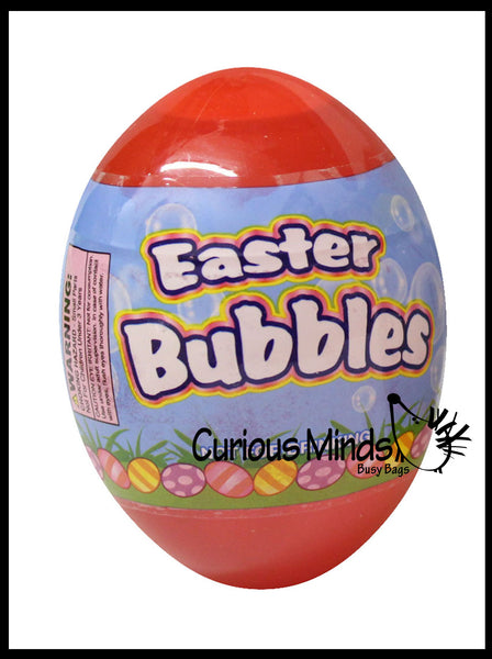 LAST CHANCE - LIMITED STOCK - Large Easter Egg Bubbles with wands - Cu ...