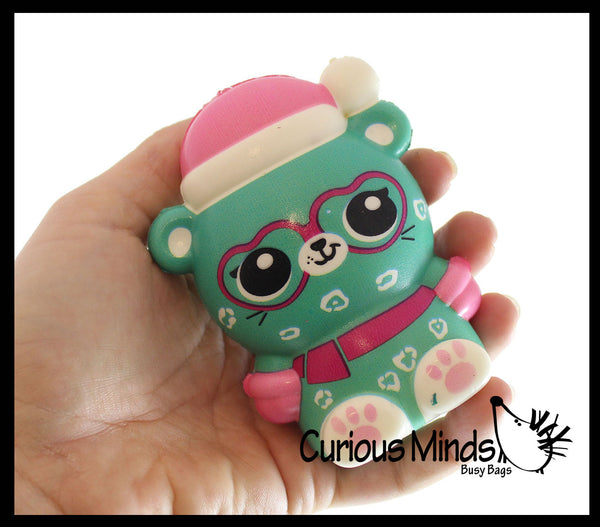 Winter Animal Themed Slow Rise Squishy Toys - Memory Foam Squish Stres ...