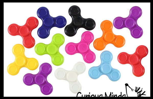 Mini Fidget Spinners - Fidget Toy - Sensory Stress Toy - Tiny Hand Spi ...