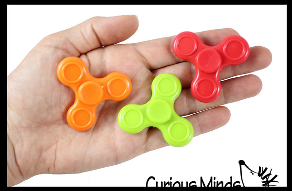 Mini Fidget Spinners - Fidget Toy - Sensory Stress Toy - Tiny Hand Spi ...