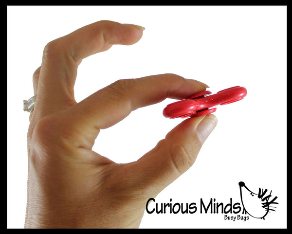 Mini Fidget Spinners - Fidget Toy - Sensory Stress Toy - Tiny Hand Spi ...