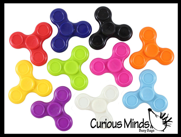 Mini Fidget Spinners - Fidget Toy - Sensory Stress Toy - Tiny Hand Spi ...