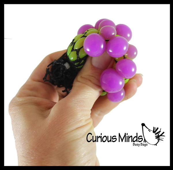 Tiny Mesh Ball - Squishy Fidget Ball with Web Netting - Stress Ball Co ...