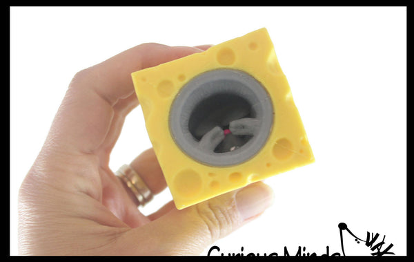 Mouse in Cheese - Adorable Pop Up - Cute Squeeze Toy - Fun Fidget - Un ...