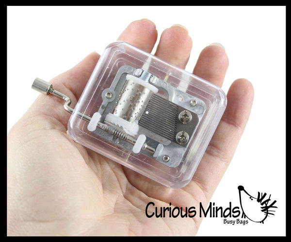Mini Music Box - Wind Up Classic Toy - Mechanical Musical Toy - Fidget ...