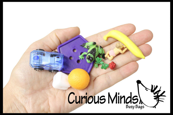 Montessori Object Match with Cards- Miniature Objects with Matching Ca ...