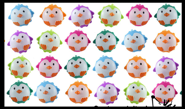 Penguin Bubble Pop Ball - Cute Winter Animal Bubble Poppers on Ball Sq ...