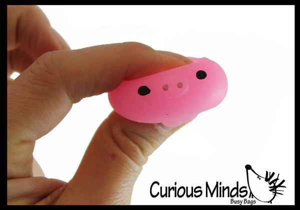 Pig Pen - Pigs in Mud Slime - 2 Piggy Mochi and Brown Mudd Putty - Ado ...