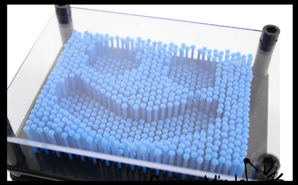 Colored Pin Art Classic Fun Toy - 3D Clone Sculpture Impression Toy ...