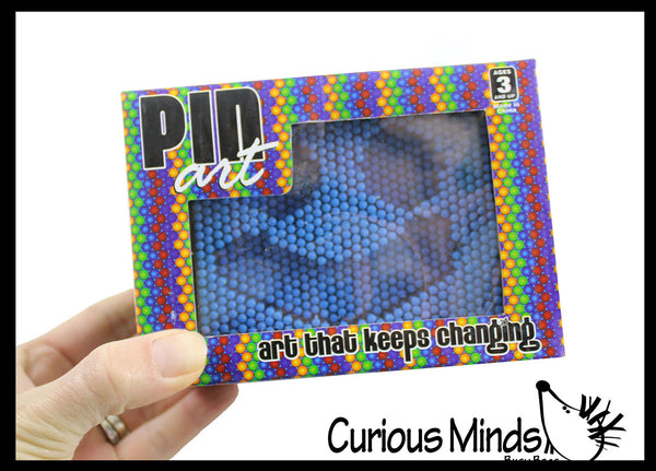 Colored Pin Art Classic Fun Toy - 3D Clone Sculpture Impression Toy ...