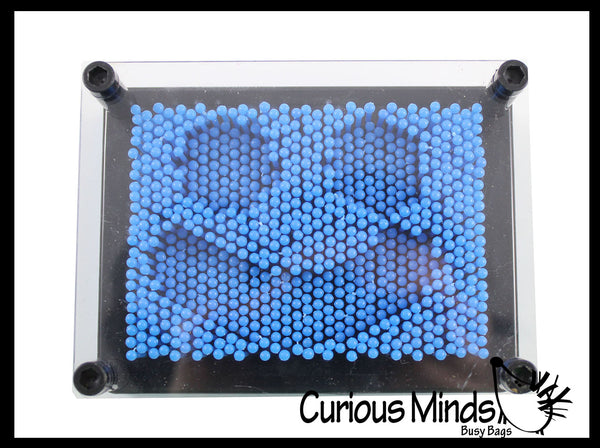 Colored Pin Art Classic Fun Toy - 3D Clone Sculpture Impression Toy ...