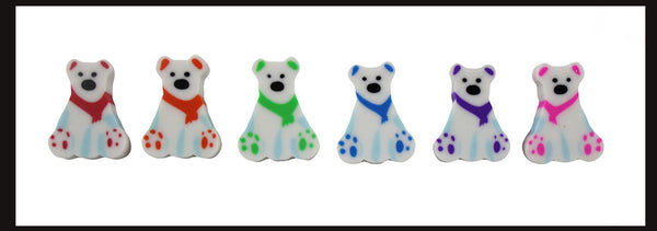 Polar Bear Mini Erasers - Novelty and Functional Adorable Eraser Novel ...