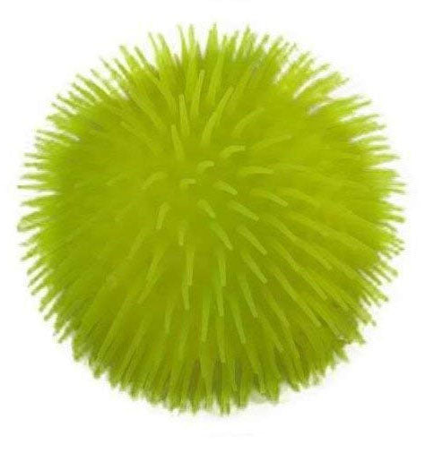 Light Up 5" Puffer Ball - Indoor Soft Hairy Air-Filled Sensory Ball ...