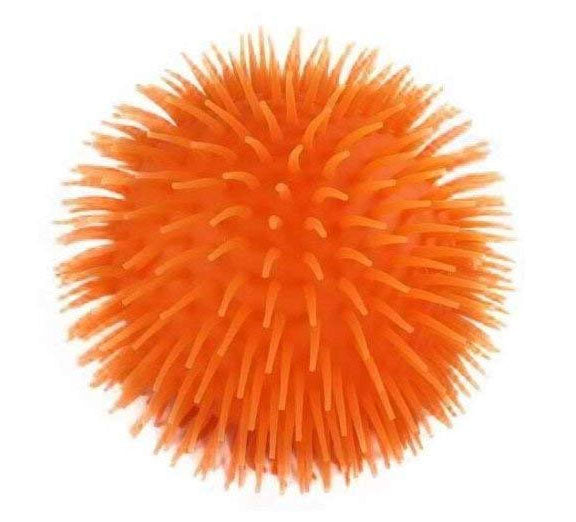 Light Up 5" Puffer Ball - Indoor Soft Hairy Air-Filled Sensory Ball ...