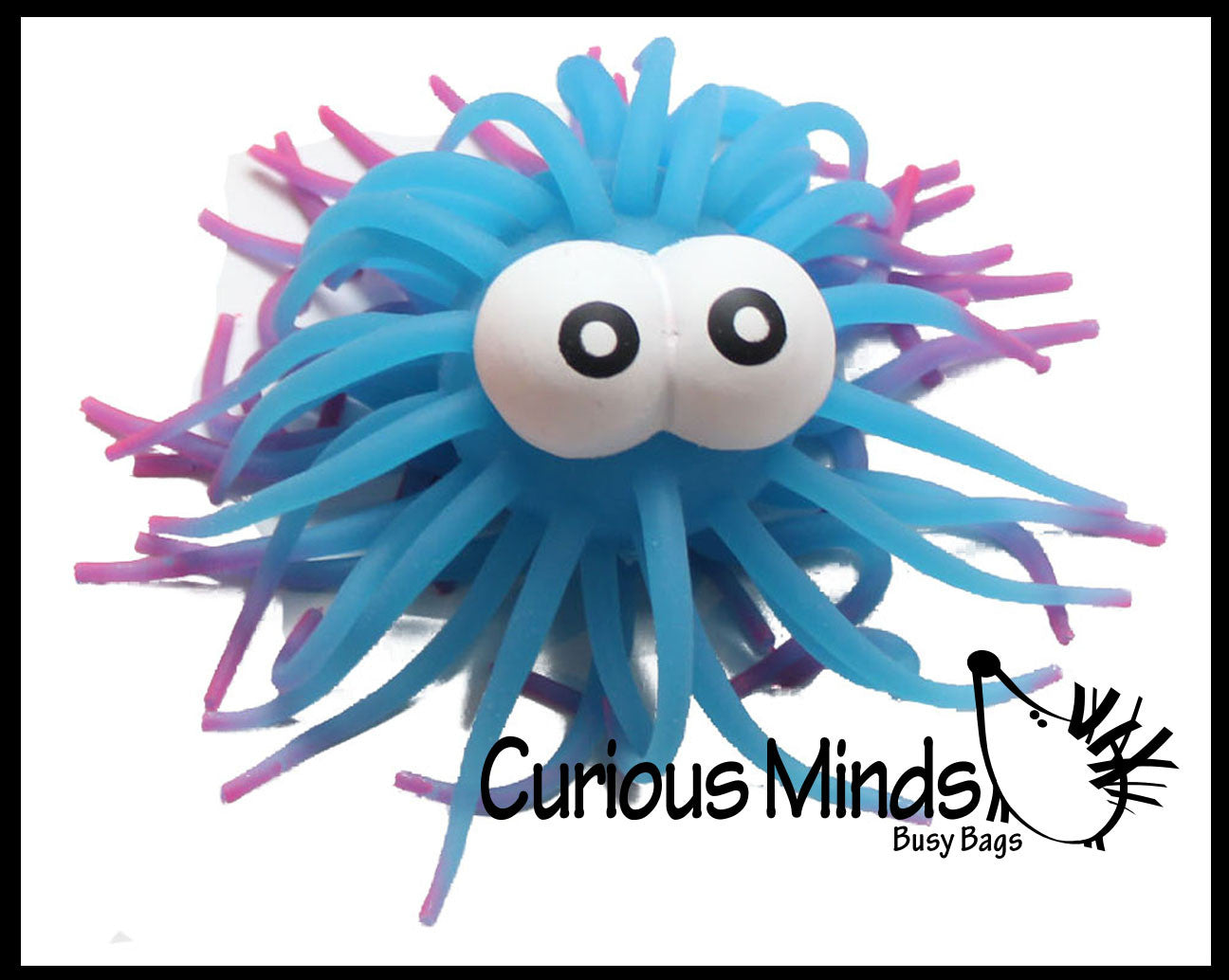 Hairy Puffer Guy - Puffer Ball Sensory Fidget Toy | Curious Minds Busy Bags