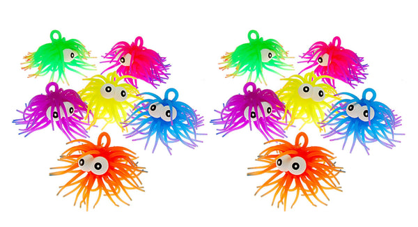 Hairy Puffer Guy - Puffer Ball Sensory Fidget Toy | Curious Minds Busy Bags