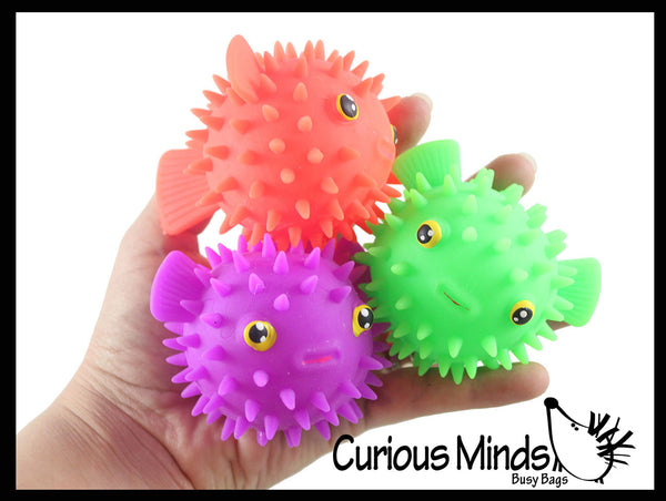Puffer Fish Puffer Ball - Small Novelty Toy - Party Favors - Air Fille ...