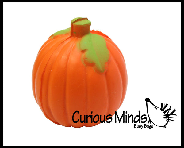 Pumpkin Stress Ball - Sensory, Stress, Fidget Toy | Curious Minds Busy Bags