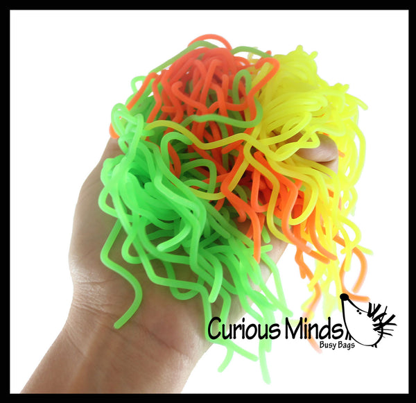 BULK - WHOLESALE - SALE - 3 Ramen Stretchy Noodle Strings Fidget Toy ...