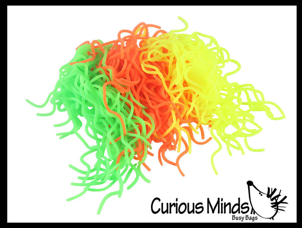 BULK - WHOLESALE - SALE - 3 Ramen Stretchy Noodle Strings Fidget Toy ...