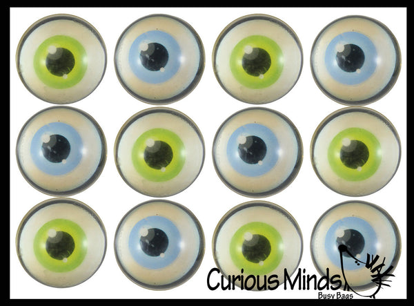 Realistic Human Eye Super Bouncy Balls - Eyeball Novelty Party Favor T ...