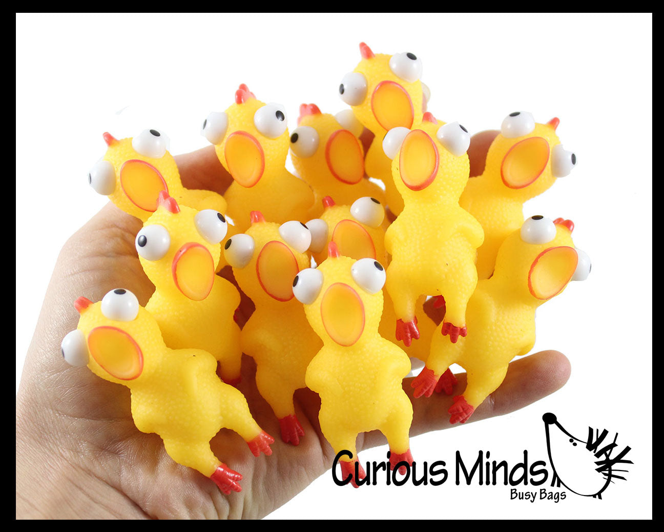 Tiny Rubber Chickens