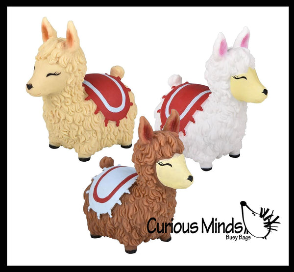 Sand Alpaca Llama - Sand Filled Squishy - Moldable Sensory, Stress, Sq ...